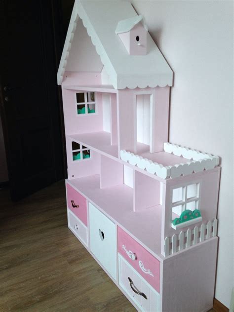 Кукольный домик стеллаж 6 комнатные апартаменты с террасой в интернет магазине Ярмарка Мастеров