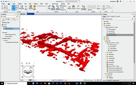 Importing Gpr Derived Data In 3d Gis Laboratoriet För Digital