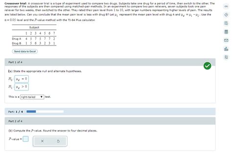 Solved α 0 05 ﻿level And The P Value Method With The Ti 84