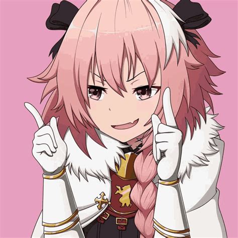 Anime Astolfo  Anime Astolfo Rikka Finger Dance Discover And Share S