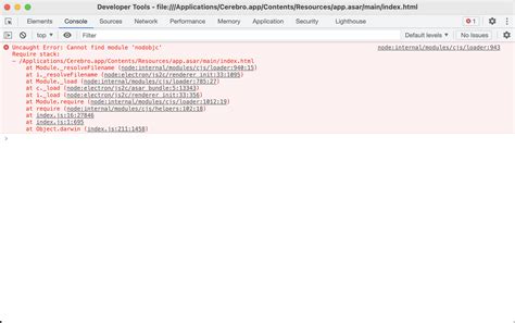 Fix MacOS Cannot Find Module Nodobjc Issue Cerebroapp Cerebro GitHub