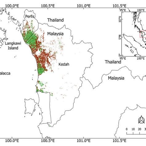 Spatial Distribution Of Rice Field Cropping Patterns In A The