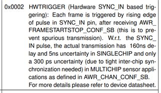 IWR6843AOP IRW6843 Single Shot Mode For The Radars For Device Synchronization Sensors Forum