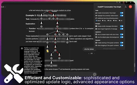 Conversation Tree Visualizer | ChatGPT Extension by Krzysztof Gniewek