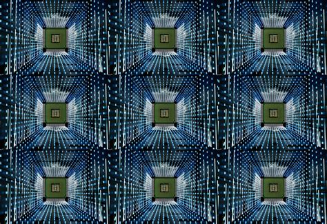 Binary 5g Chip Cpu Processor Ai Technology Chip Energy Cube Data