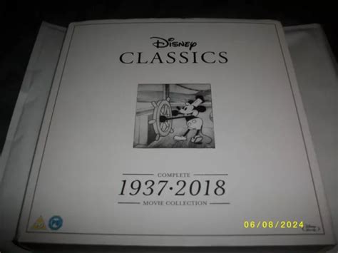 Disney Classics Complete 1937 2018 Movie Collection Blu Ray Anddvd Limited Edition £24000