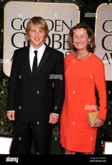 Owen Wilson And Mother Laura Wilson At The 69th Annual Golden Globe