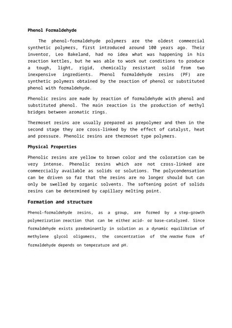 Docx Phenol Formaldehyde Dokumen Tips