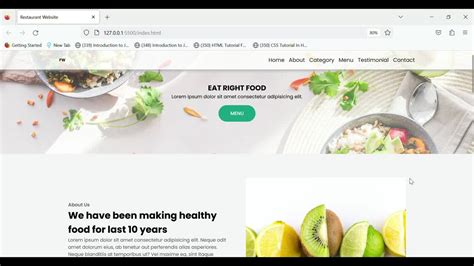Vishal Singh On Linkedin Webdevelopment Html Sass Responsivedesign Restaurantwebsite