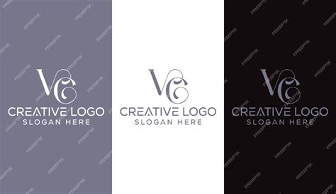 Premium Vector Initial Letter Vc Logo Design Monogram Creative Modern