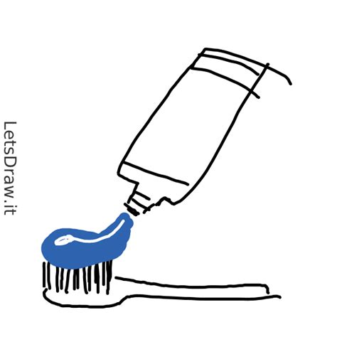 How To Draw Toothpaste 3zhjbeybr Png LetsDrawIt