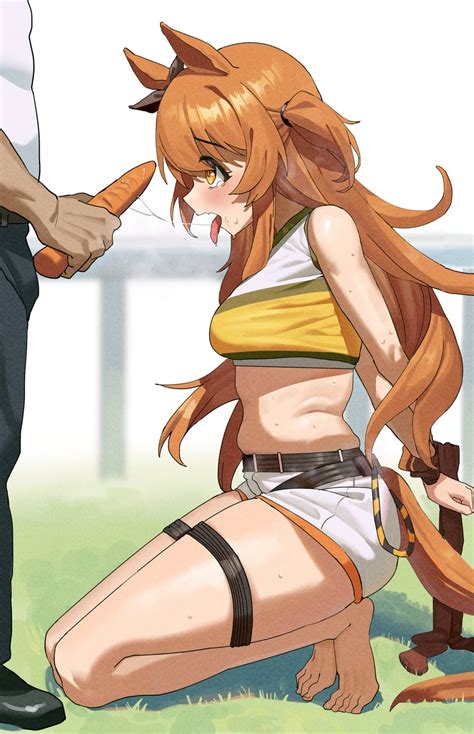 Trainer And Mayano Top Gun Umamusume Drawn By Feipin Zhanshi Danbooru
