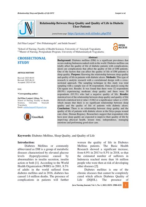Pdf Relationship Between Sleep Quality And Quality Of Life In