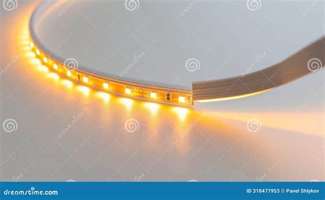 Roll Of Diode Strip Led Lighting In Interior Stock Image Image Of Roll Modern 318477953