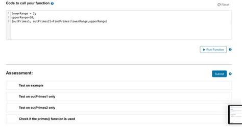 Solved A Write A Function Called FindPrimes That Takes Chegg