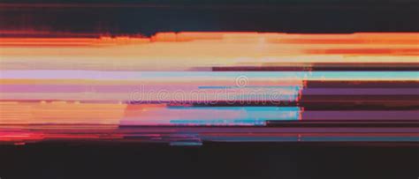 Visually Striking Glitch Effect Showcasing Digital Distortion And Data