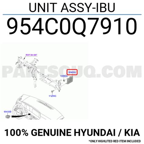 Unit Assy Ibu 954c0q7910 Hyundai Kia Parts Partsouq