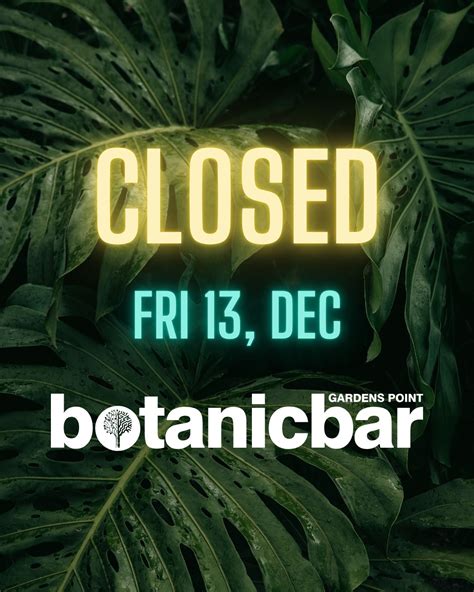 Botanic Bar Brisbane Qld