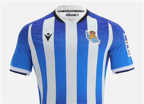 Real Sociedad 2021 22 Macron Home Kit Football Shirt Culture Latest