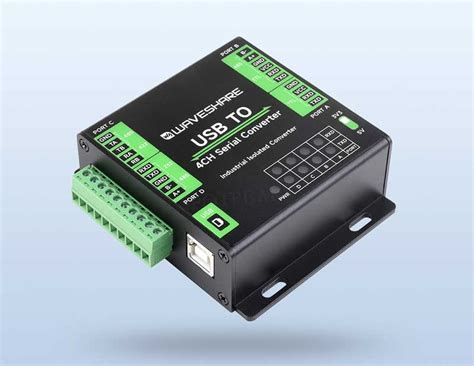 Industrial Usb To 4ch Rs232 485 422 Ttl Serial Uart Converter Ft4232hl