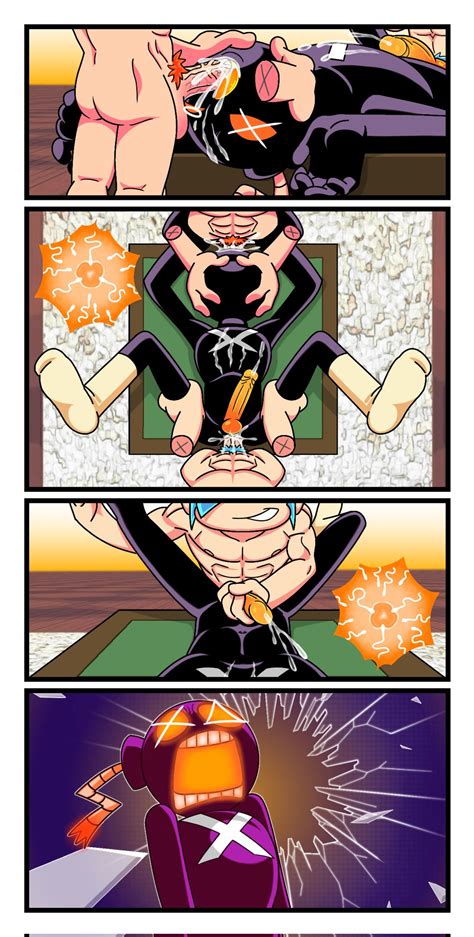 Rule 34 Anal Anal Impregnation Blue Hair Bodily Fluids Bomb Humanoid