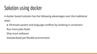 CI CD Pipeline With Docker PPTX Operating Systems Computer Software And Applications