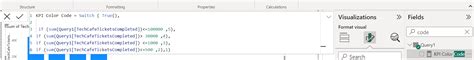 Solved Field Value Missing For Conditional Color Coding Microsoft