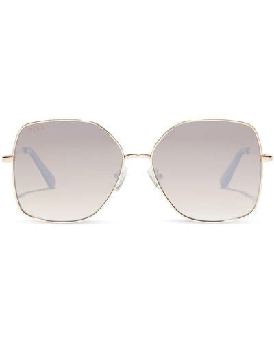 Metallic DIFF Sunglasses For Women Lyst