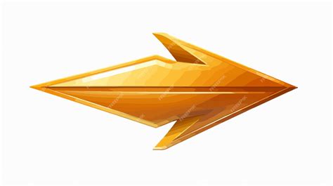 Dynamic Arrow Sign Vector Symbol Design Cartoon Vector Premium Ai Generated Vector