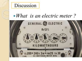 READING INTERPRETING ELECTRIC METER Pptx