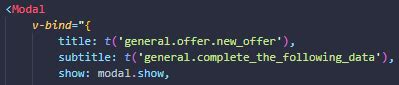 Error Missing Semicolon When Using Vue V On Object Syntax Issue
