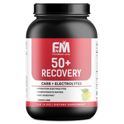 Fitnmeet Electrolyte Supplement 50 Servings 24g Carbs