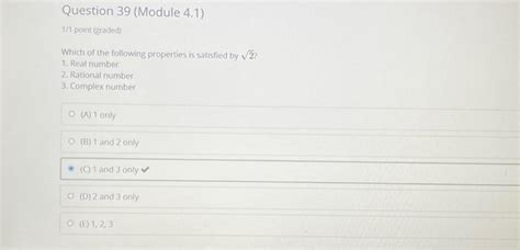 Solved 11 Point Graded Which Of The Following Properties