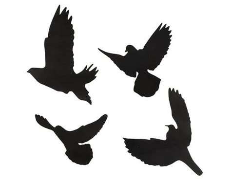 Панно настінне декоративне деревяне Птахи 4 шт 99133 Купити за вигідною ціною в Україні