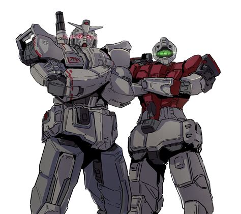 Gm Command And Gundam Ex Gundam And 1 More Drawn By San Bansenjicha
