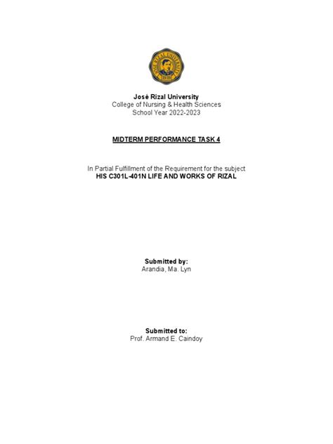 Midterm Performance Task 4 Pdf Pdf