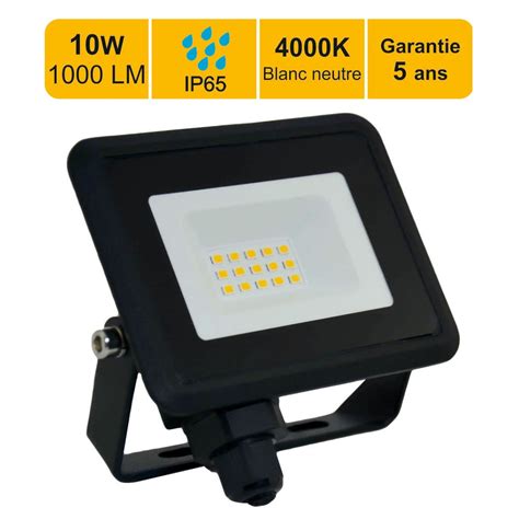 Projecteurs Led W Lm K Ip Connexion En Direct Garantie Ans Leroy Merlin