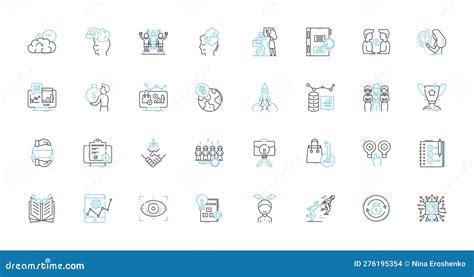 Interpretation Line Icons Collection Translation Understanding Decoding Comprehension