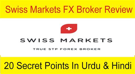 Swiss Markets Review True Ecn Forex Trading Brokers List Tani Forex
