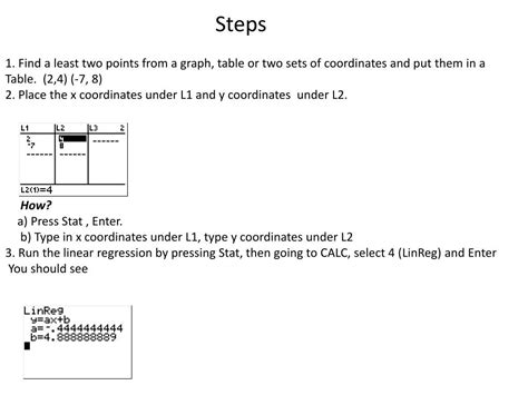 PPT Plotting Coordinates Into Your TI Plus Calculator PowerPoint Presentation ID
