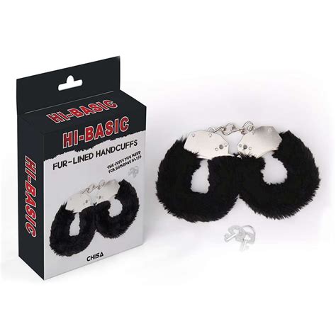 Grilletes Para Bdsm Black Fur Lined Cuffs Fruto Deseado Sex Shop