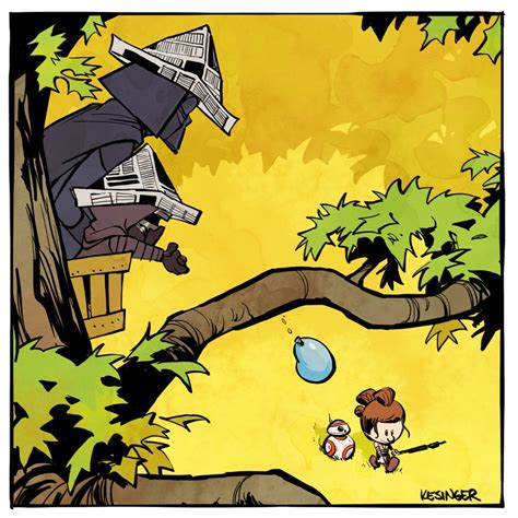 The Humorous Star Wars And Calvin And Hobbes Comic Art Continues — Geektyrant