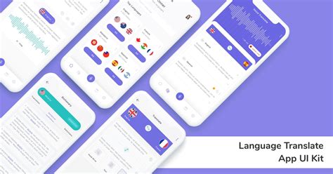 Language Translate App Ui Kit Ux And Ui Kits Ft Language Language Translate App Ui Kit Ux And Ui Kits Ft Language