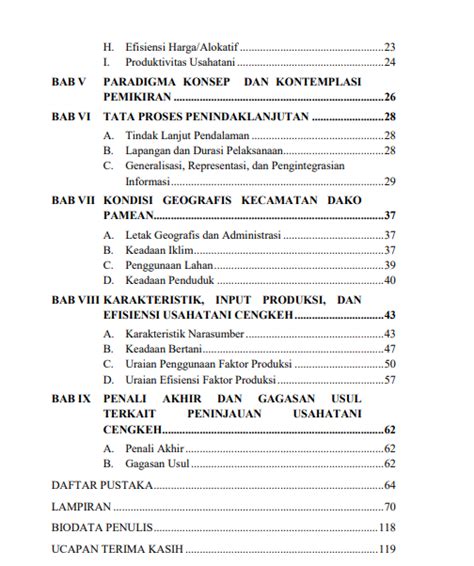 Buku Efisiensi Penggunaan Input Produksi Pada Usahatani