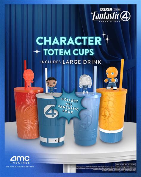 Fantastic Four Popcorn Buckets Amc Cinemark Regal Alamo