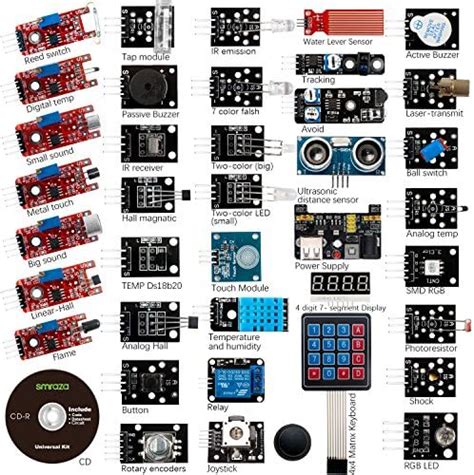 miuzei starter kit compatible with arduino projects