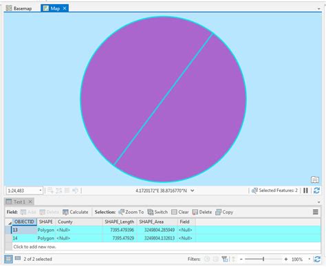 How To Split A Circle Polygon In Half In Arcgis Pro
