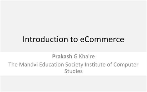 Features Of E Commerce And Advantages 123 Pptx