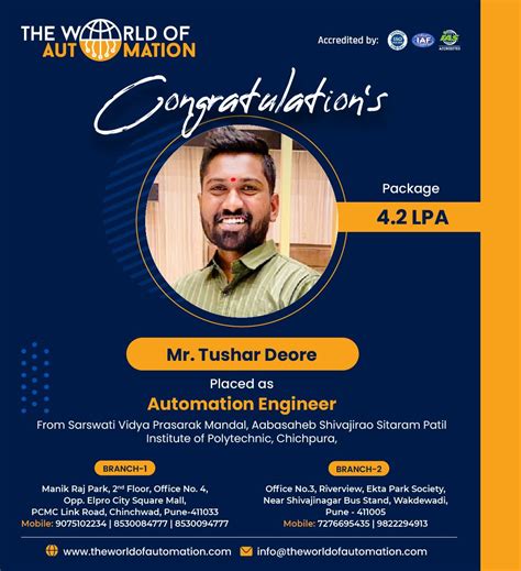 The World Of Automation Automation Institute On Linkedin Congratulation Theworldofautomation