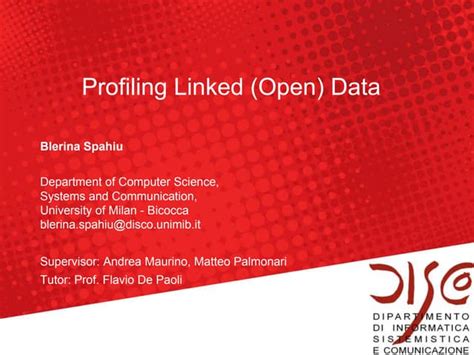 Profiling Linked Open Data Ppt